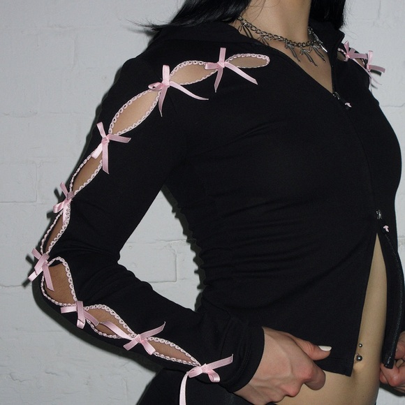 Named Collective | Tops | Named Collective Princess Ribbon Sculpt Zip ...